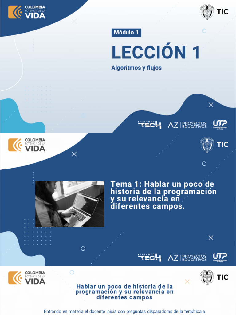 3 - M1 - U1 - Lección 1 | PDF | Algoritmos | Negocios