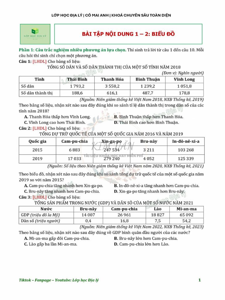BT Noi Dung 3 Nhan Xet BD BSL Logo | PDF