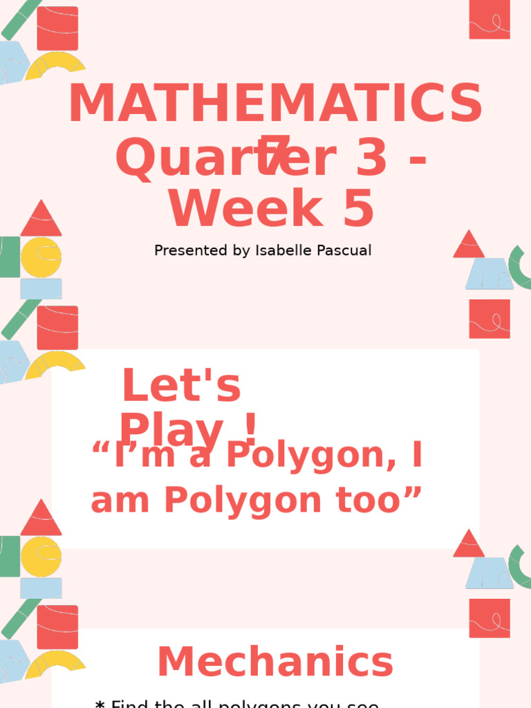 Math 7 (Quarter 3 Week 5) | PDF