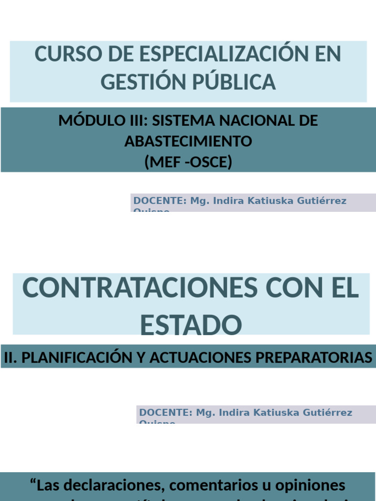 02 Planificaci - N y Actuaciones Preparatorias | PDF