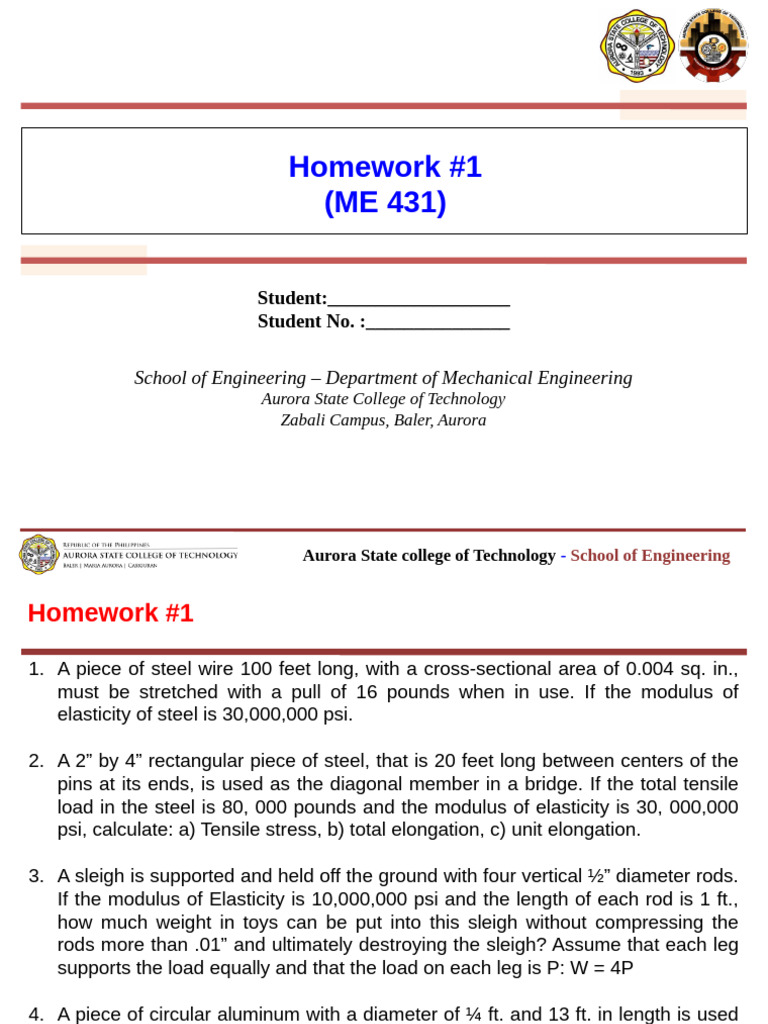 Homework 1 MD1 | PDF