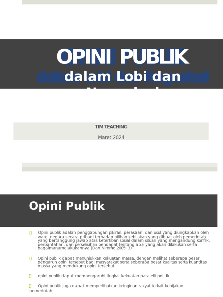 Opini Publik | PDF