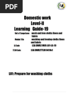 Laundry Standard Operating Procedures | PDF | Laundry | Washing Machine