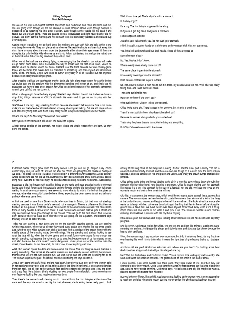 Hitting Budapest W1 | PDF