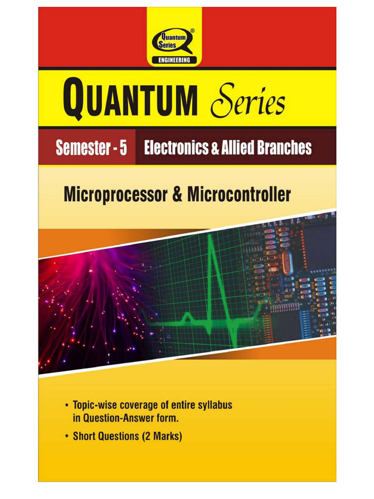 Microprocessor & Microcontroller Quantum (1-5 Unit) | PDF