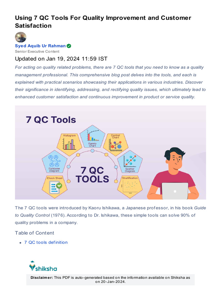 7QC Tools | PDF