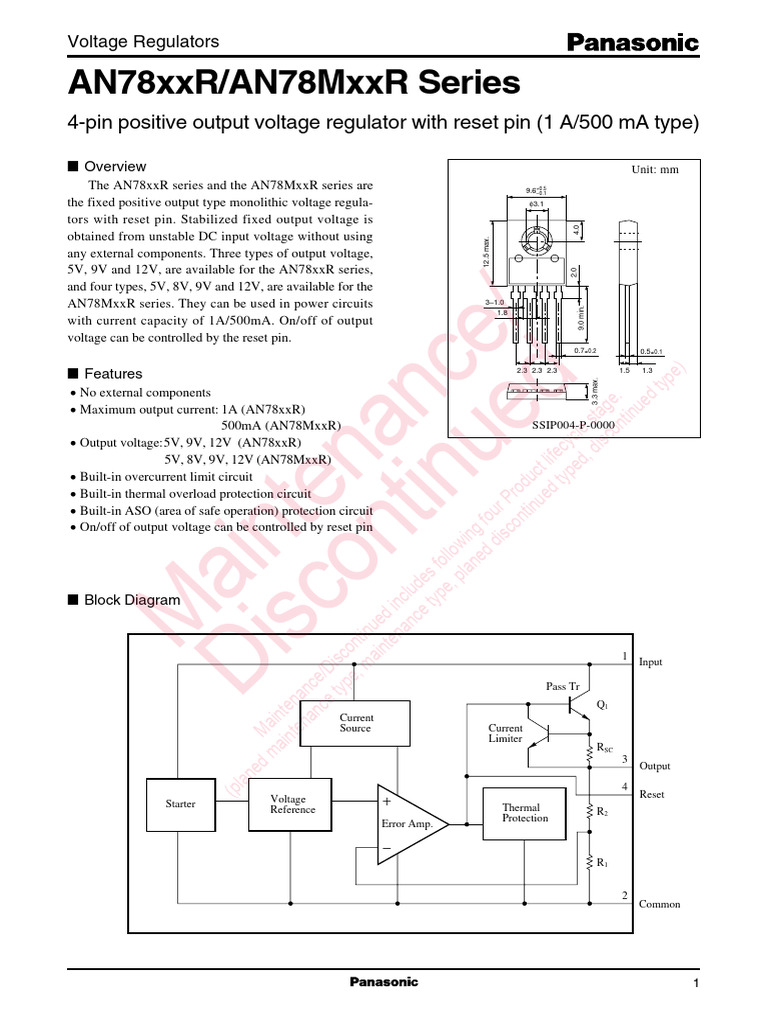 AN7805R v2 | PDF