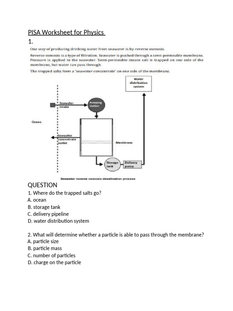 PISA_PHYSICS_1-QP | PDF