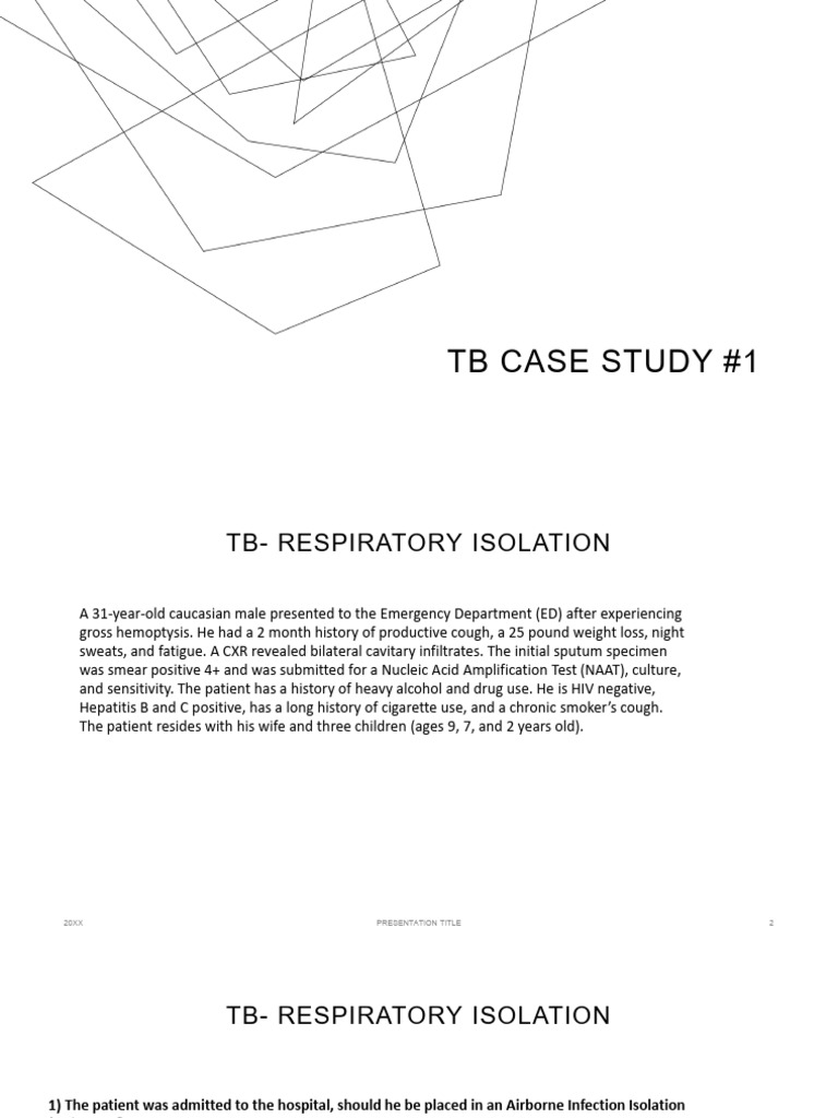 CIC TB and Hepatitis Case Study | PDF