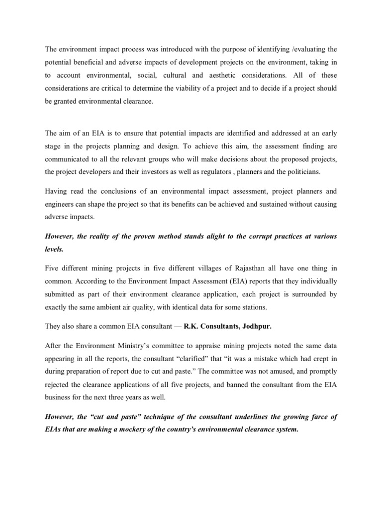 Conclusion | PDF | Environmental Impact Assessment | Biodiversity