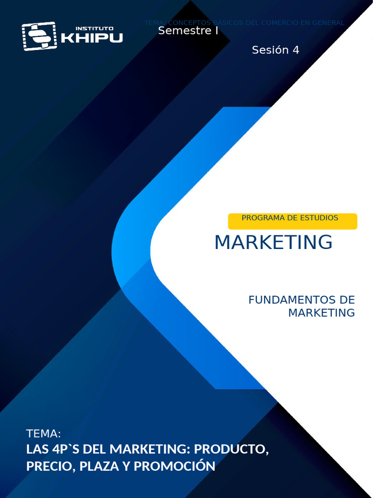 Sesion 04-Fundamentos Del Marketing | PDF