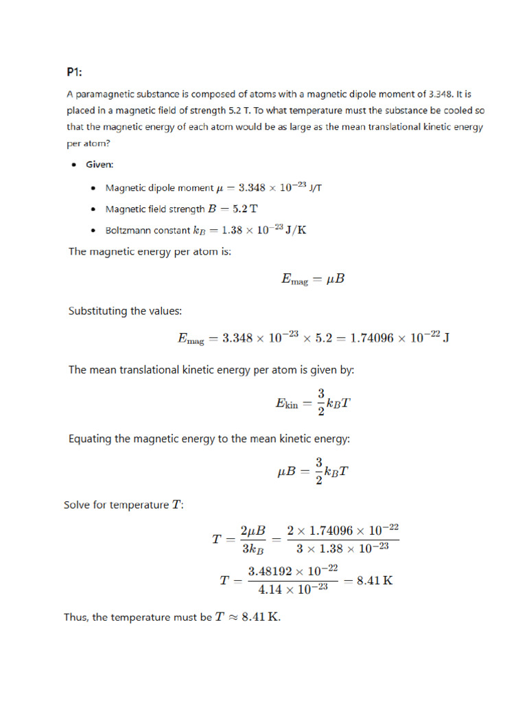 Physics Alamgir Sir Math Solution | PDF