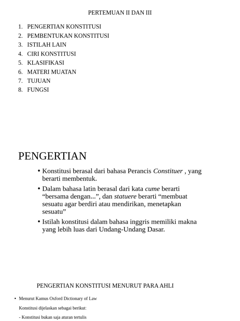 Hukum Konstitusi II | PDF