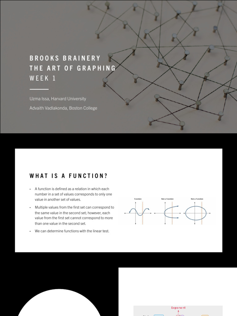 The Art of Graphing Week 1 | PDF | Teaching Methods & Materials