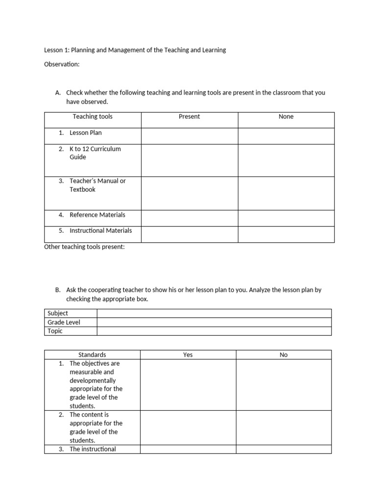 Chapter 4 - Lesson 1,2,&4 - FS1 | PDF