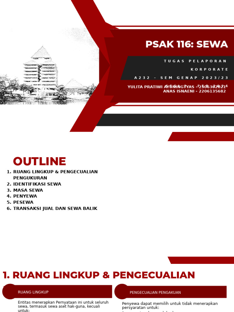 Sesi4 Summary PSAK 116 | PDF