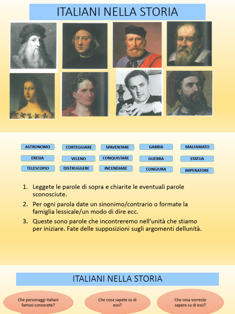 Italiani Nella Storia | PDF