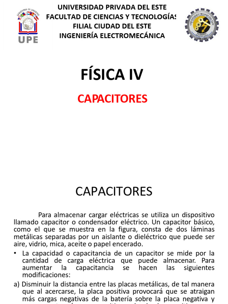 CAPACITORES | PDF