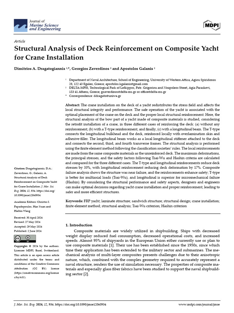Structural Analysis of Deck Reinforcement On Compo | PDF