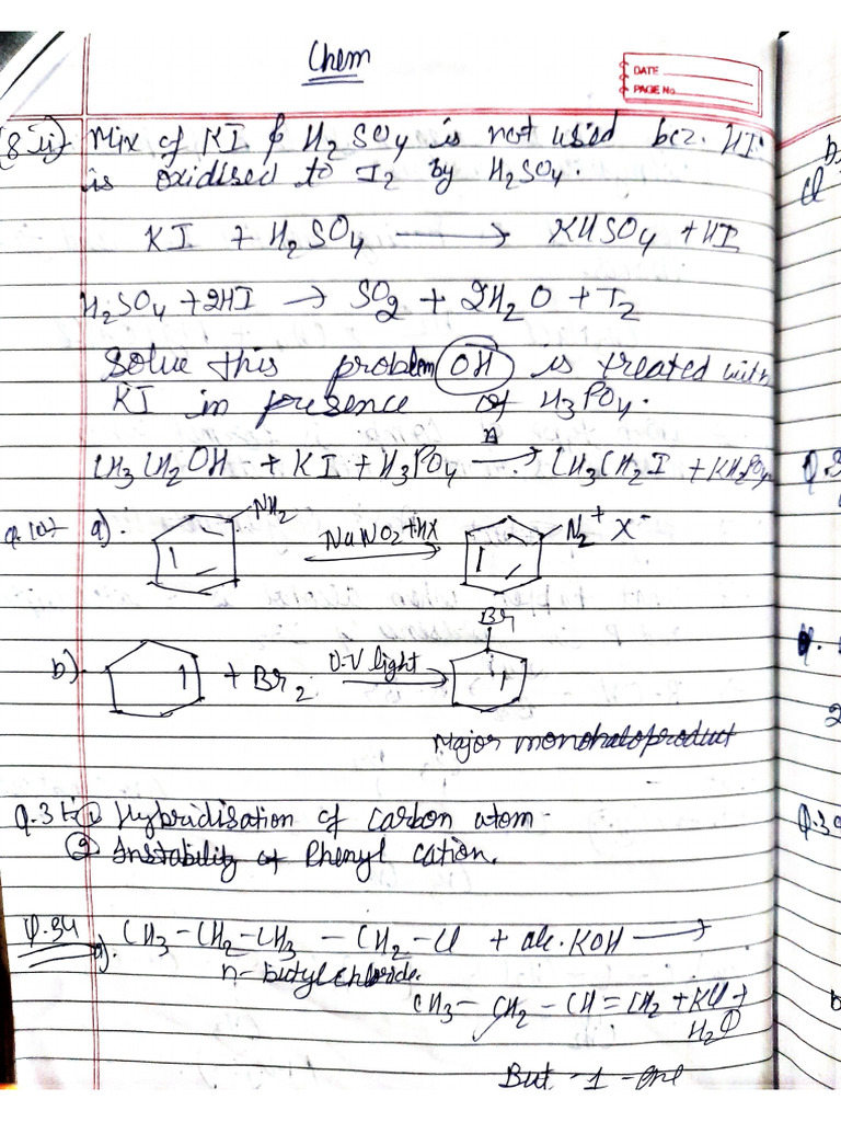 Chem. Assignment Chapter 06 | PDF