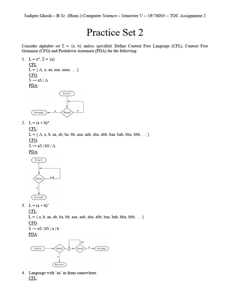 TOC_Practice set 2_solutions | PDF