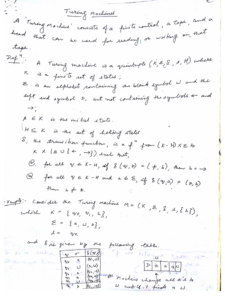 11 - Turing Machines | PDF