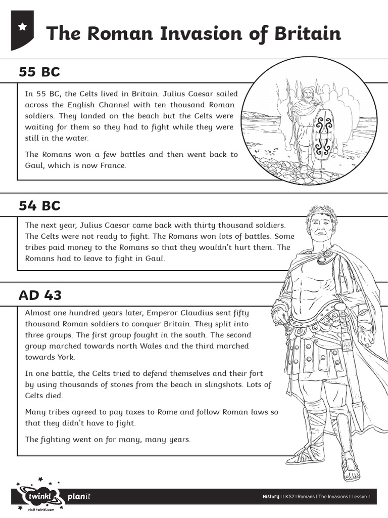 Roman Invasion of Britain Overview | PDF | Roman Britain | Celts