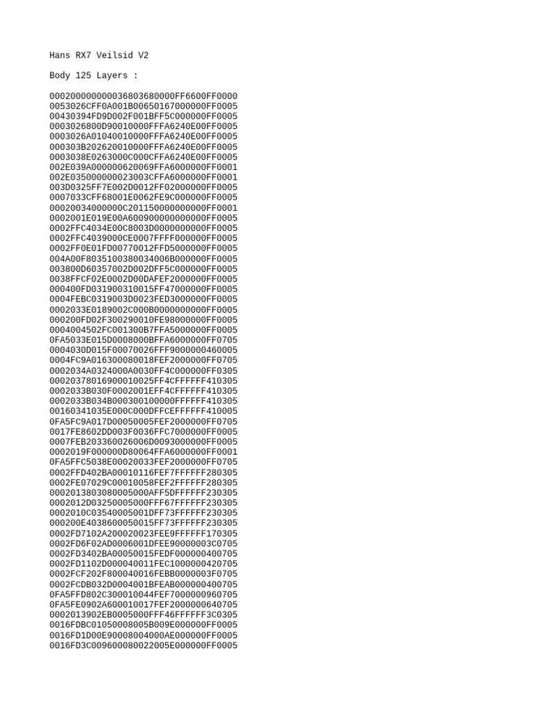 Han's RX7 Veilside V2 | PDF