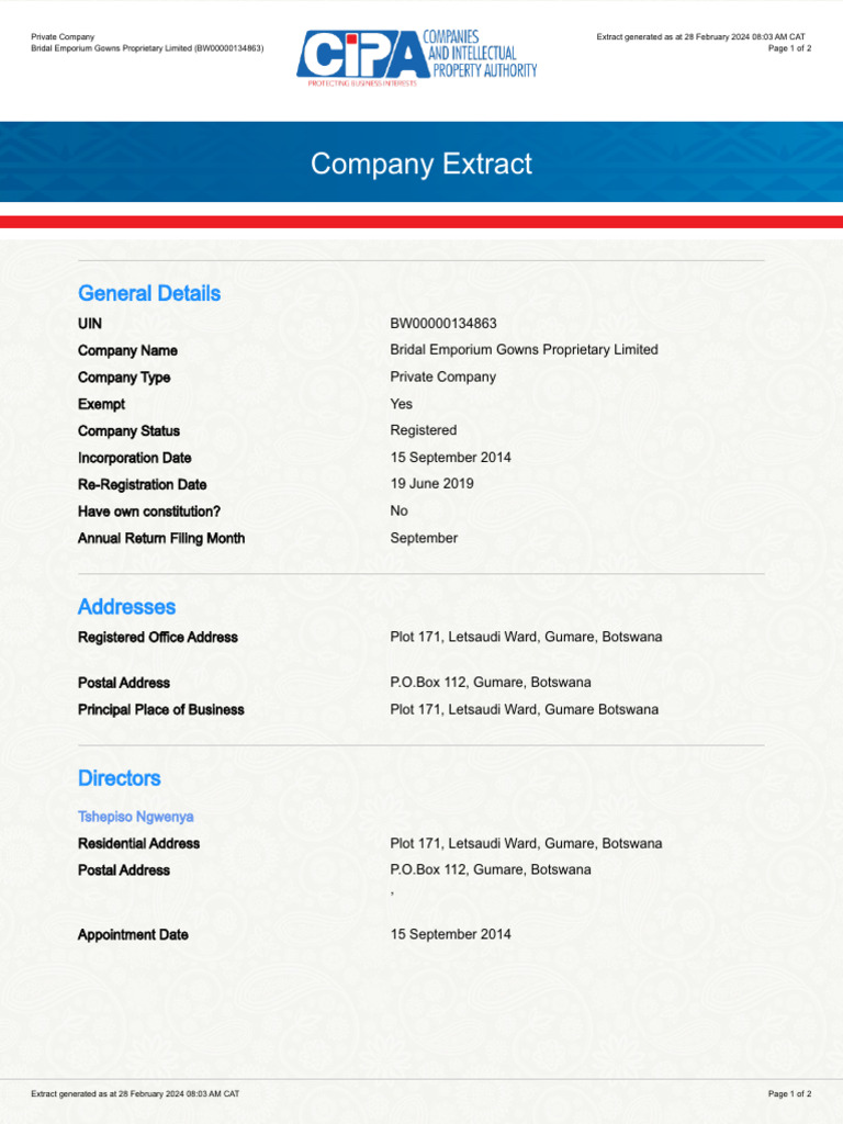 Brital Cipa Gumare | PDF