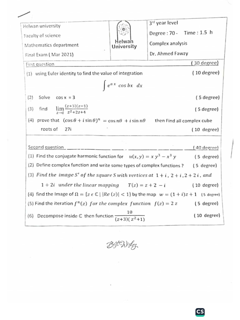 Final Complex (2021&2022) | PDF