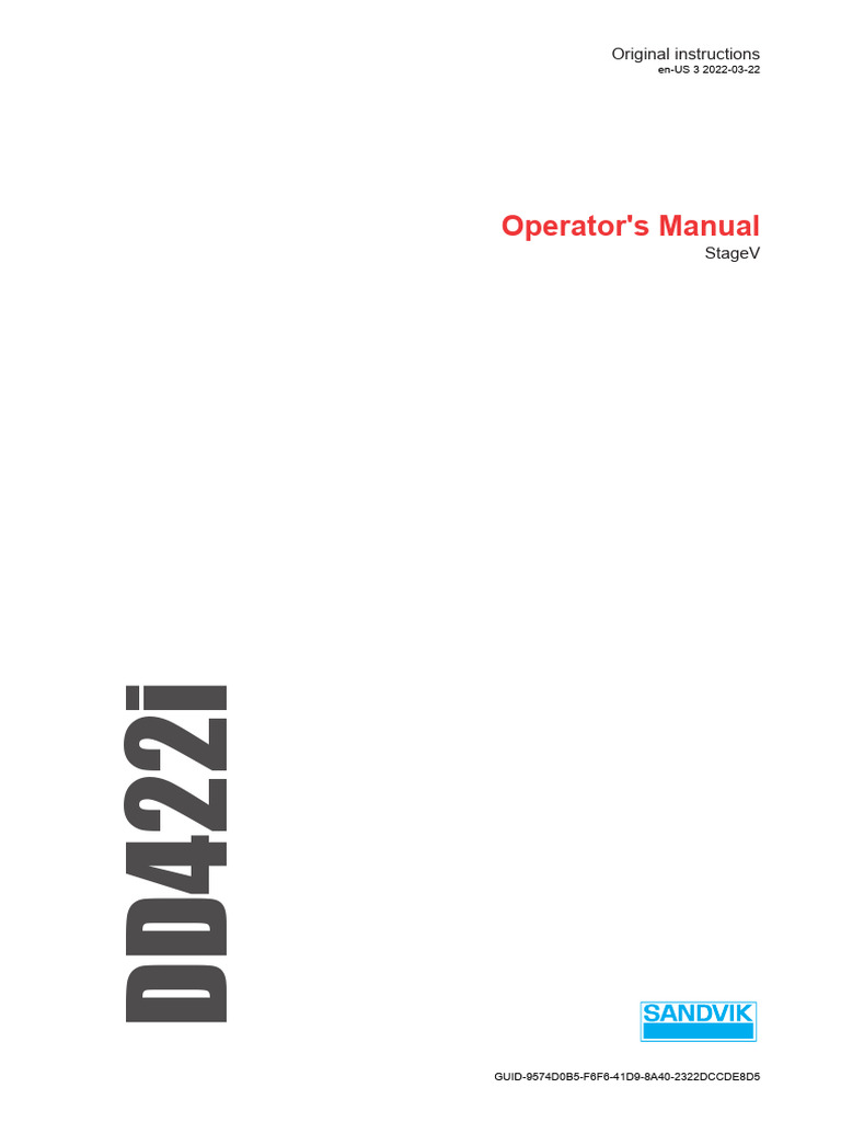 Operator's Manual | PDF