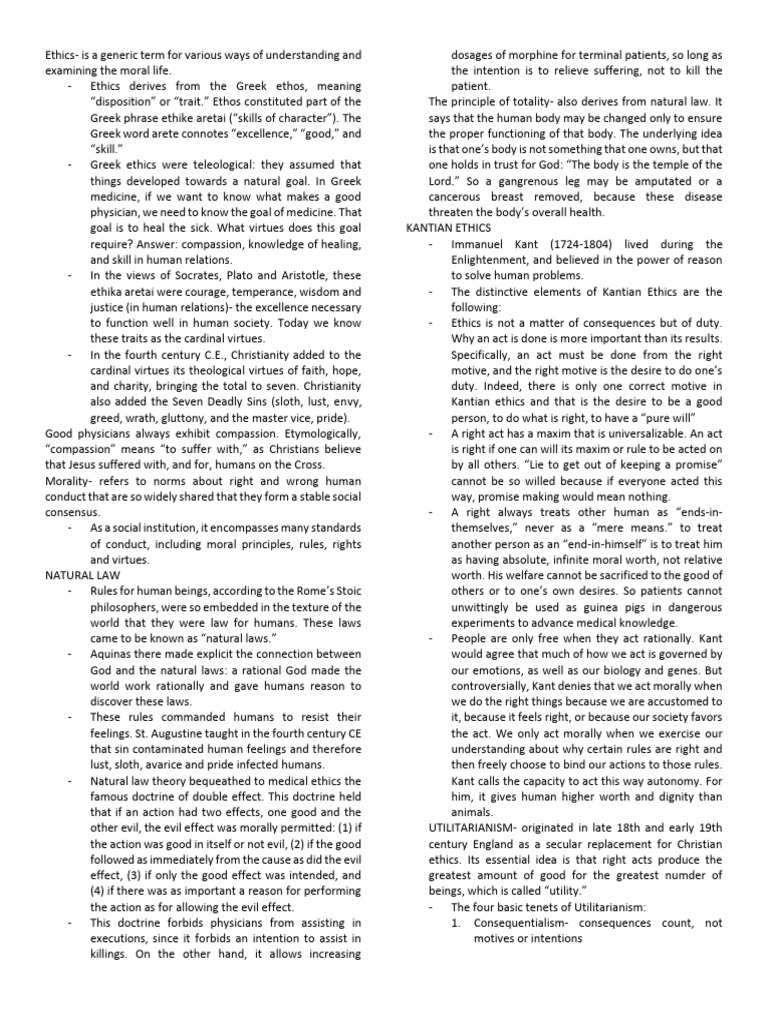 Ethics Justice Truthfulness | PDF