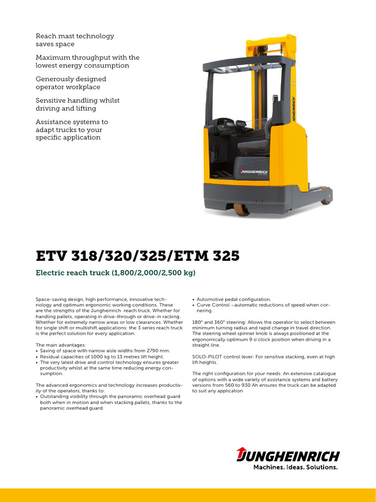 Data Sheet ETV - ETM 318 - 320 - 325 | PDF