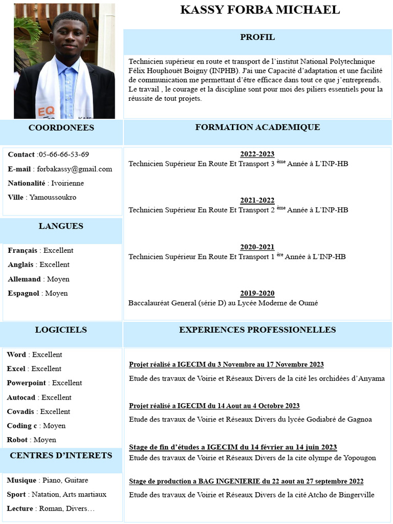 MON CV | PDF