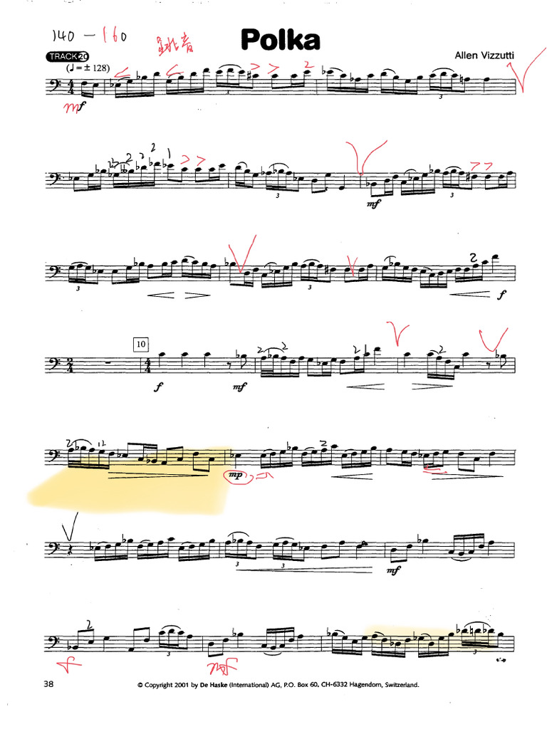 20 Dances Por Euphonium - Polka | PDF