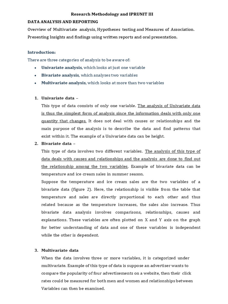 Multivariate Analysis in Data Research | PDF | Null Hypothesis | P Value