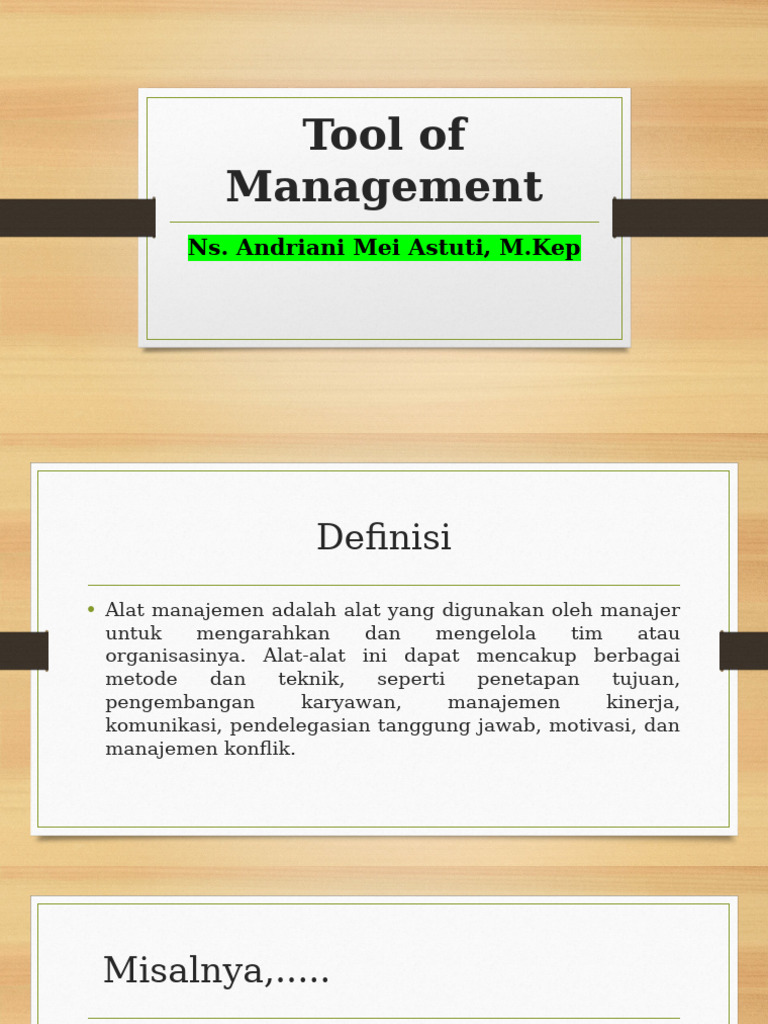PTM-5 - Tools of Management | PDF