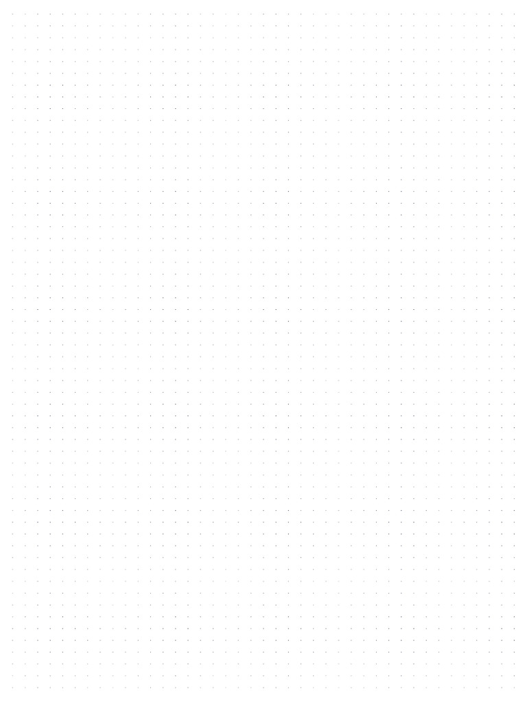 A4 Dot Grid Template Portrait | PDF