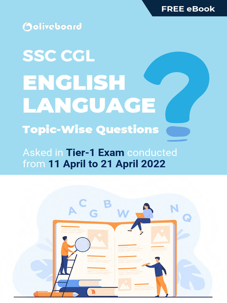 SSC CGL 2022 TIER 1 English Topic Wise Questions | PDF