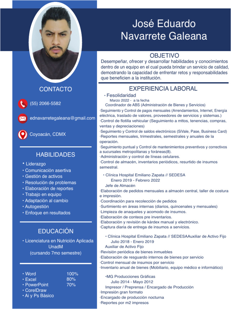 CV José Eduardo Navarrete | PDF