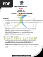 Class 11 Psychology Notes | PDF