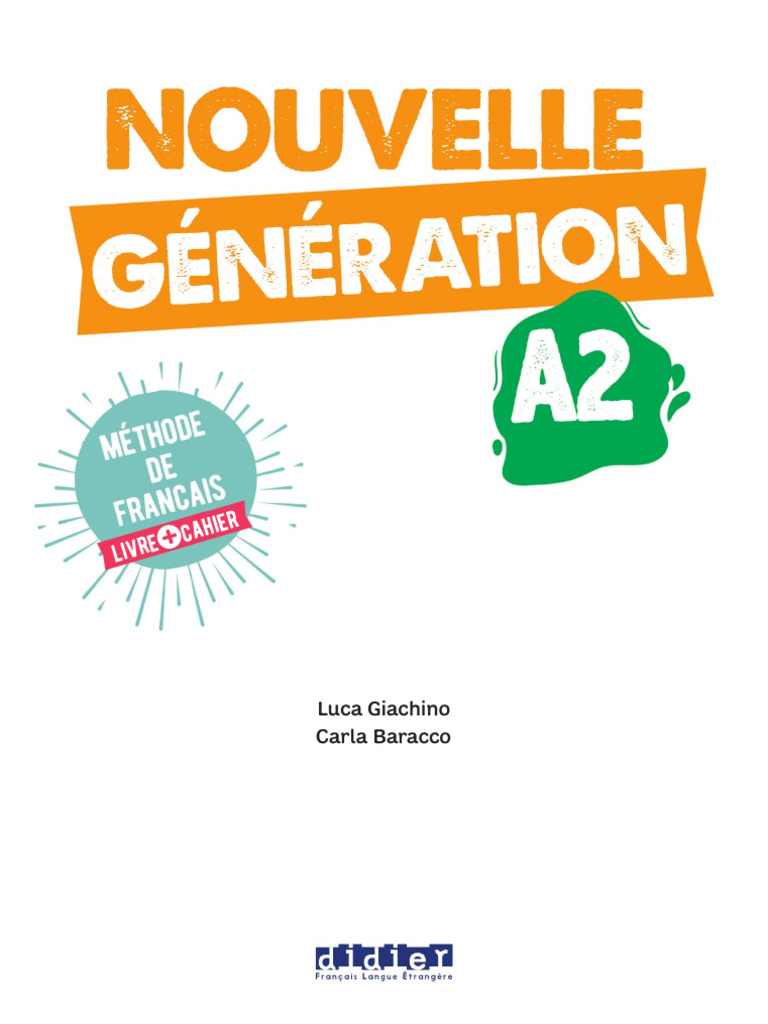 Страницы Из Nouvelle Génération A2 - 2022 | PDF