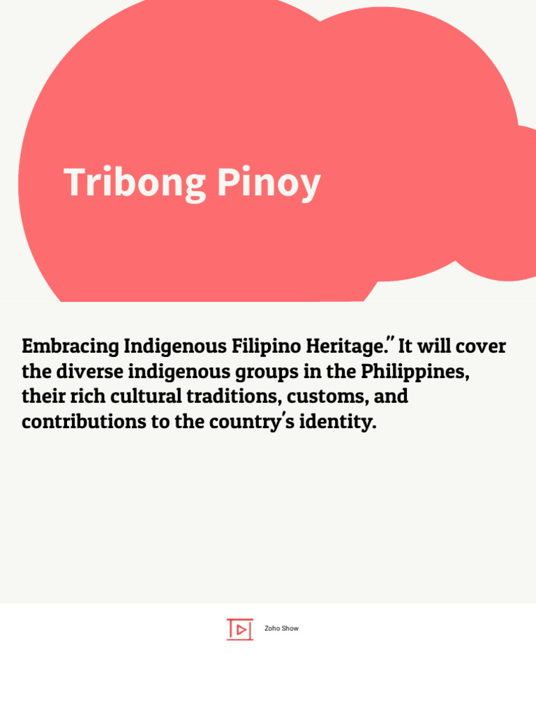 Tribong Pinoy Definition | PDF