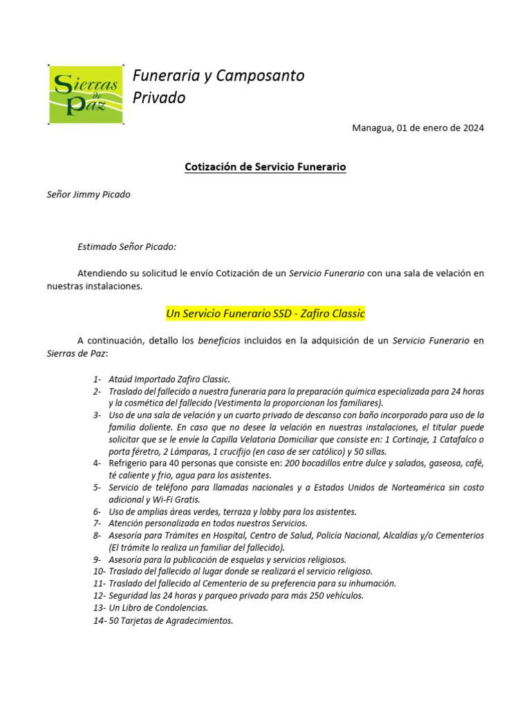 SSD - Zafiro Classic 2024 SR PICADO | PDF