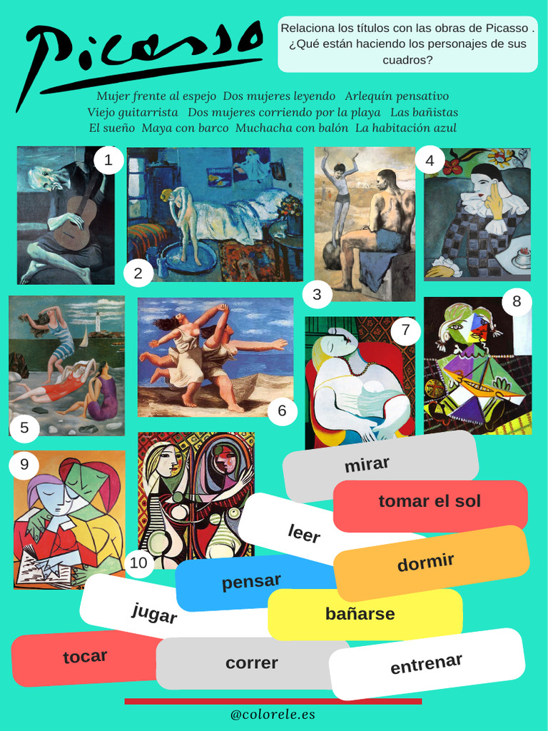 Estar+Gerundio Picasso | PDF