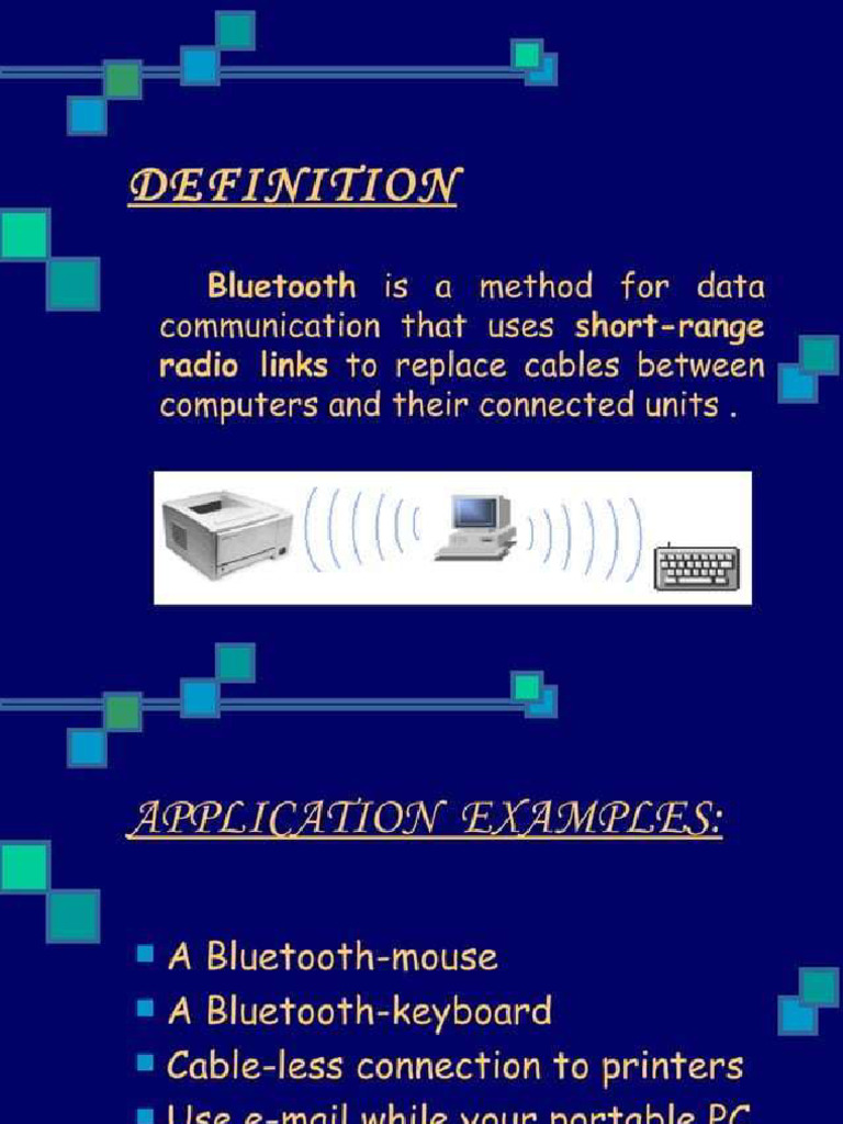Bluetooth | PDF
