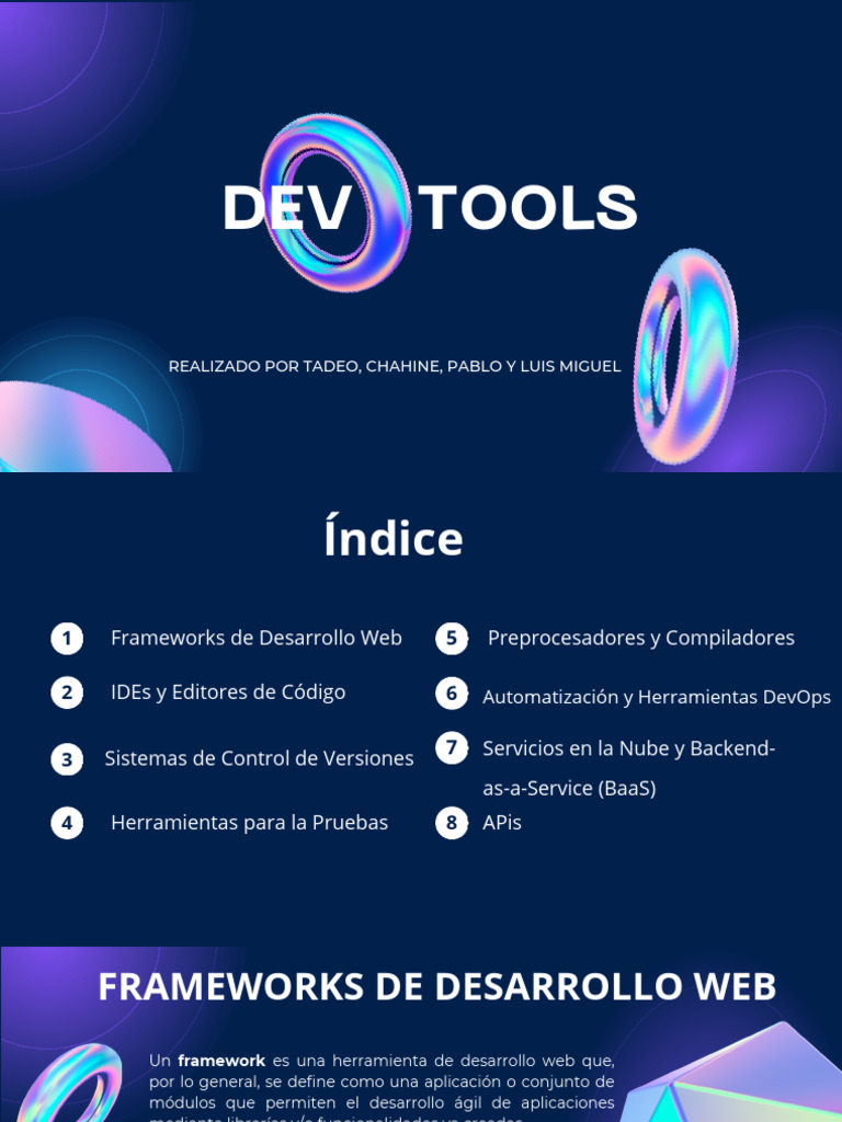 Dev Tools Grupo 3 | PDF