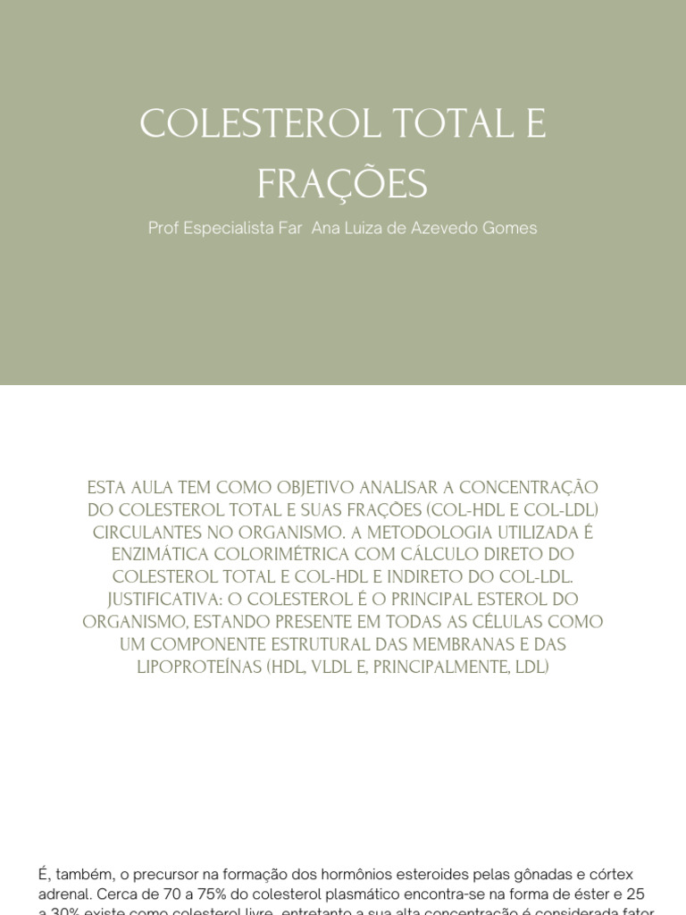 Colesterol total | PDF