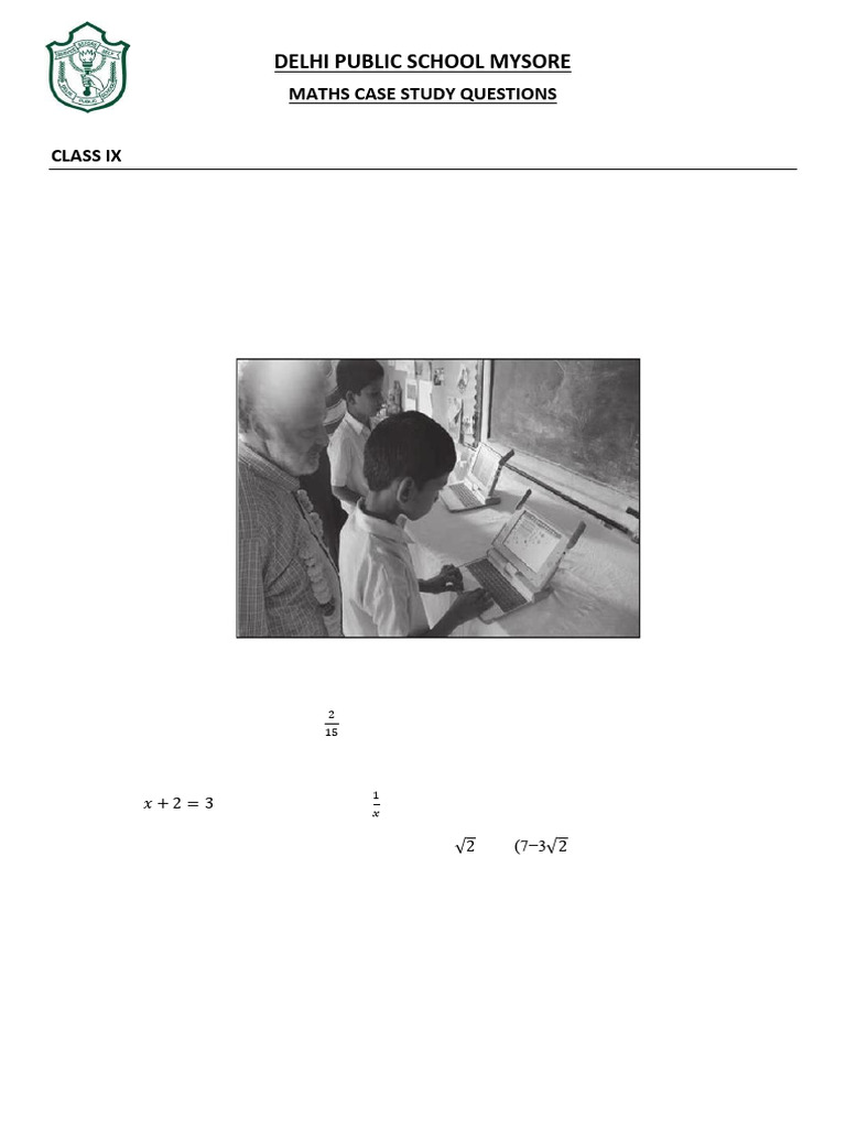 Class 9 Case Study Questions | PDF