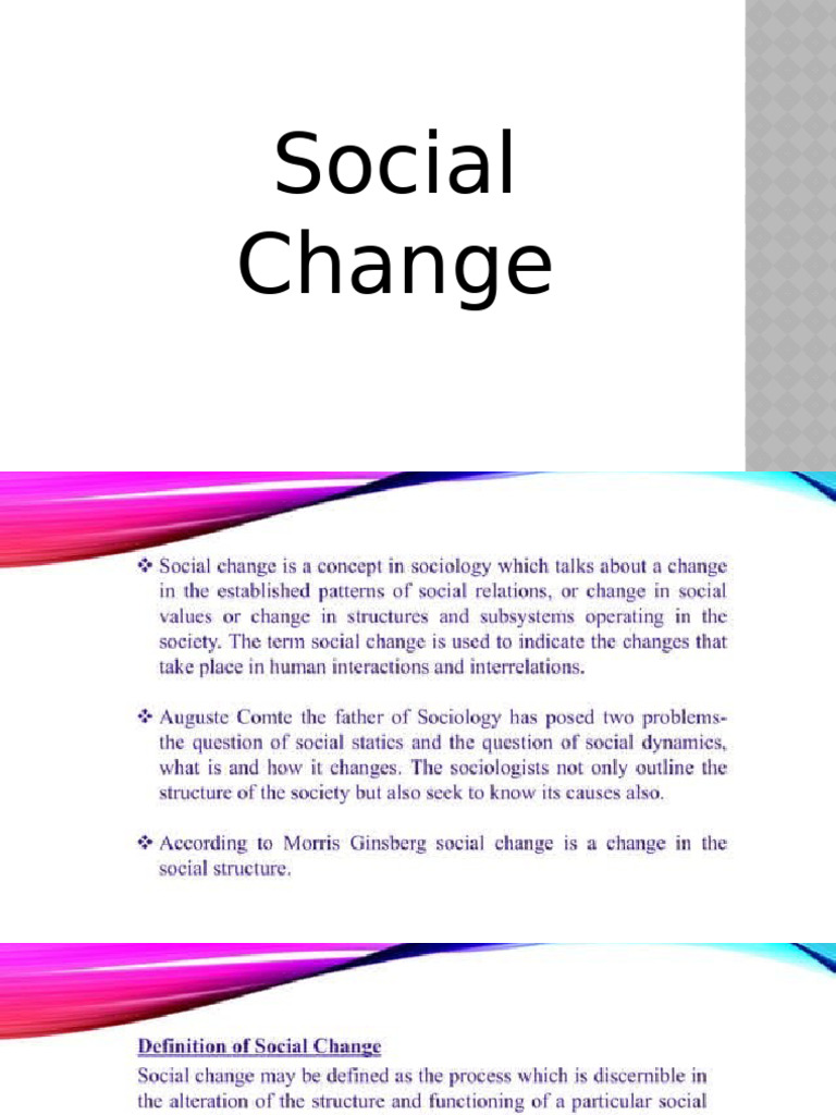 Social Change | PDF
